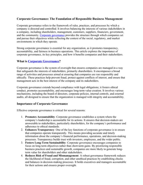 Explain Internal Controls and Corporate Governance.SolutionInt.pdf