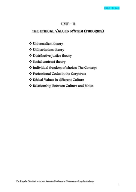 Codes of ethics | PPTX