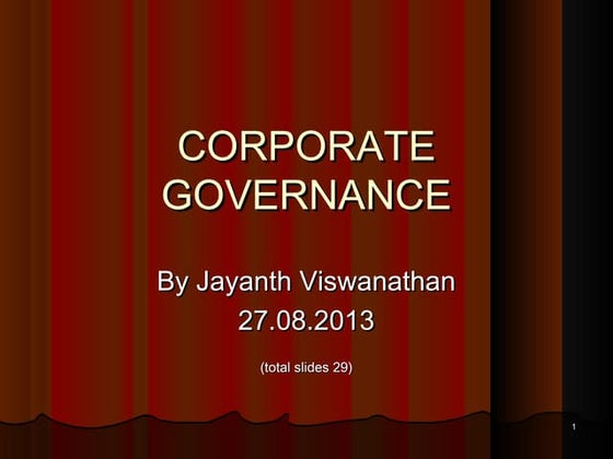 Naresh Chandra Committee Report and data | PPT