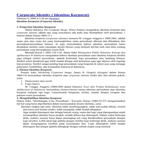 Corporate identity | PDF