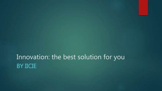 Innovation | PPT