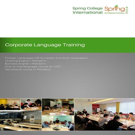 Corporate language training | PDF | Business Administration | Business