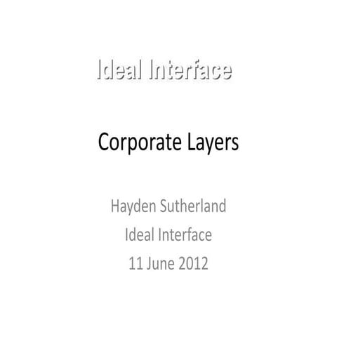 Corporate layers | PPTX