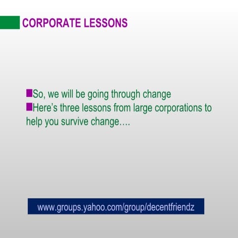 Corporate Lessons | PDF