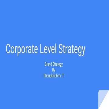 Grand Strategy | PPT
