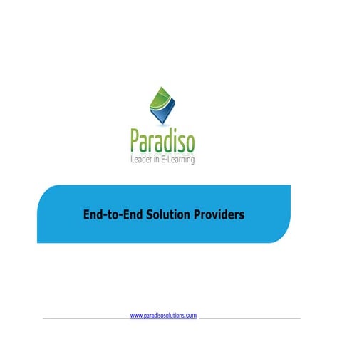 Corporate LMS | Paradiso Learning Management System for Corporate | PDF