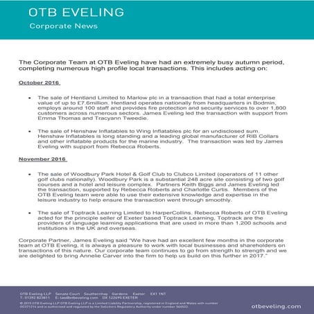 Jane Rochelle, Connaught plc | PPT