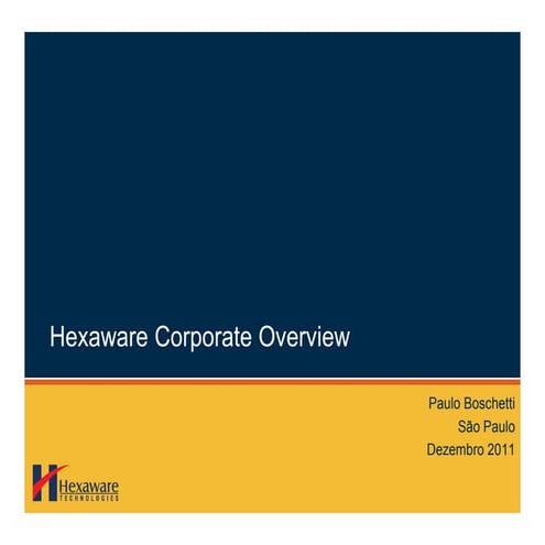 Hexaware Technologies Corporate overview | PDF