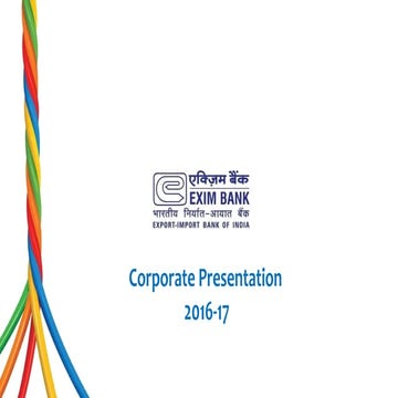 Corporate presentation on EXIM Bank | DOC