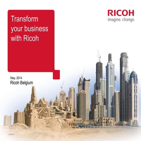 Corporate presentation ricoh belgium & luxembourg | PPTX