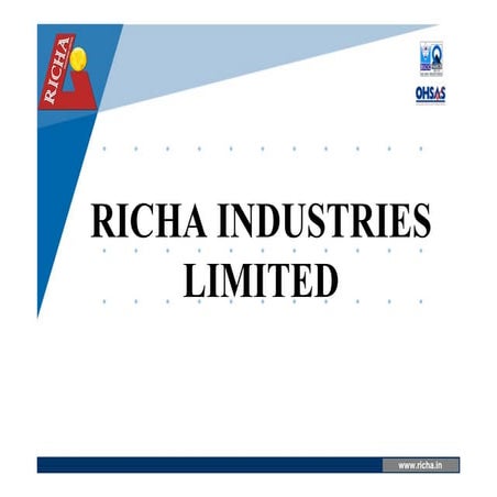 Richa Industries Ltd | PDF