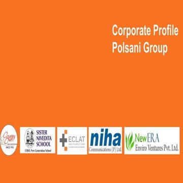 The Polsani Group – A congregate of diverse and dynamic ventures | PPTX