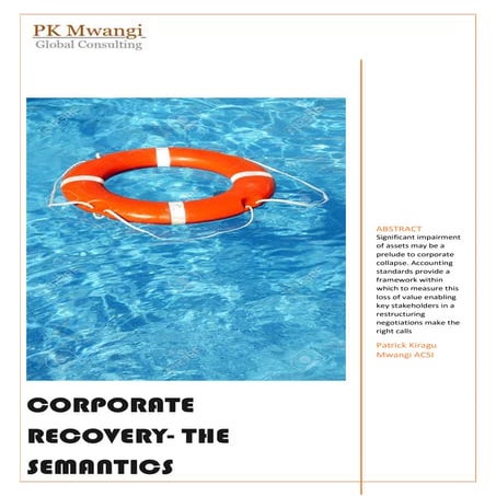 Corporate recovery: the semantics | PDF