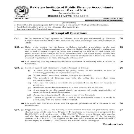 Pune university mba sem 1 question papers 2016 | PDF