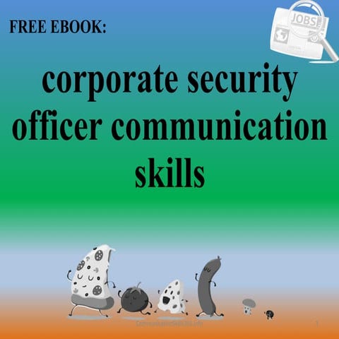 Corporate security officer communication skills pdf | PPTX