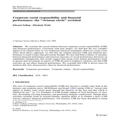 Corporate Social Reporting | PDF