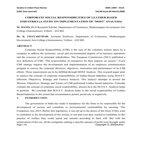 Fnv company monitor unilever india | PDF