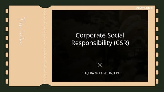 Social Responsibility of Business -Corporate Social Responsibility | PPTX | Business | Business ...