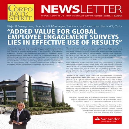 Corporate Spirit Newsletter 2/2012 | PDF | Human Resources | Business