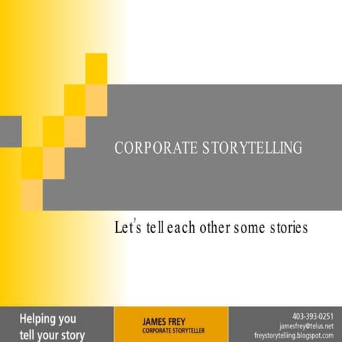 Corporate Storytelling | PPT