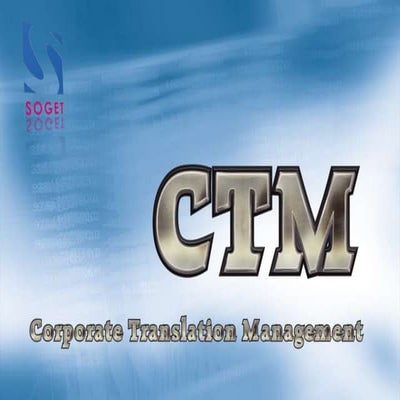 Corporate Translation Management By Soget | PPTX