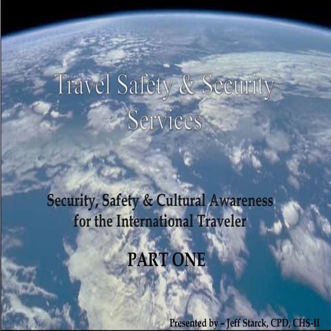 Corporate Travel Security - Part One | PPTX