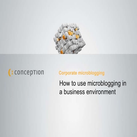 Corporate Microblogging - How to use microblogging in a business ...