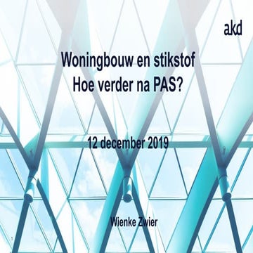 Woningbouw en stikstof, hoe verder na pas | PDF