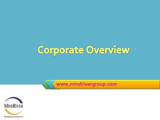 Corporate Presentation Manam Infotech | PPS