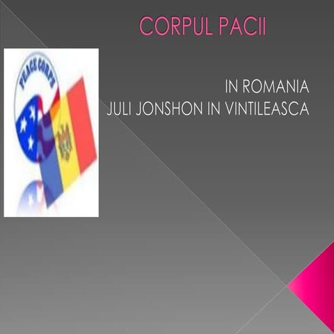 Corpul pacii | PPTX