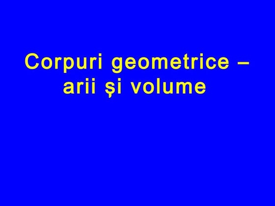 Formule corpuri | PDF