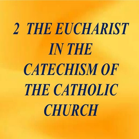 Corpus christi 2 catechism | PPTX