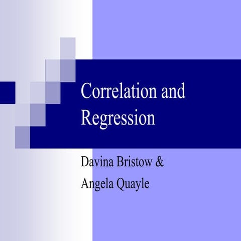 Correlation & Regression for Statistics Social Science | PPT