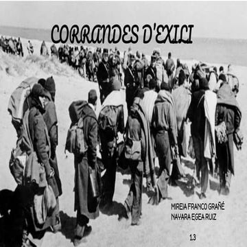 Corrandes d'exili pere quart | PPTX