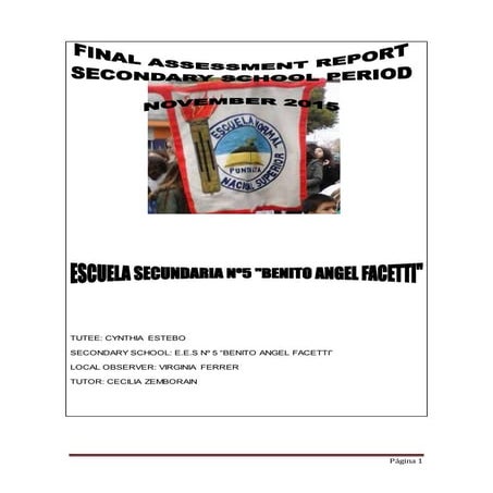 Reflection on my practicum experience | DOCX