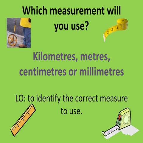 Correct distance unit | PPT