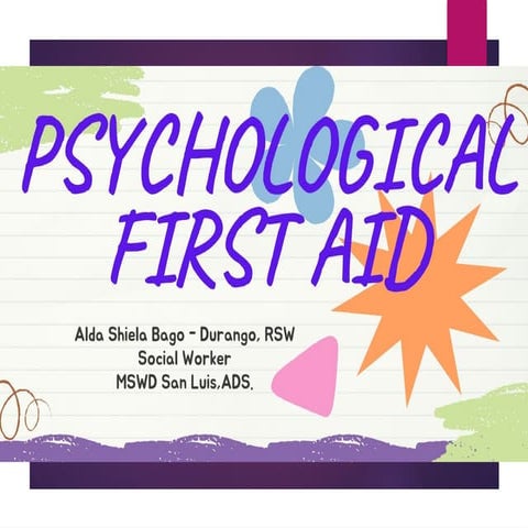 Psychological First Aid | PPT