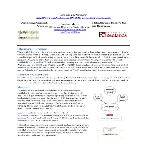 Correcting Accidentals - text from powerpoint | PDF