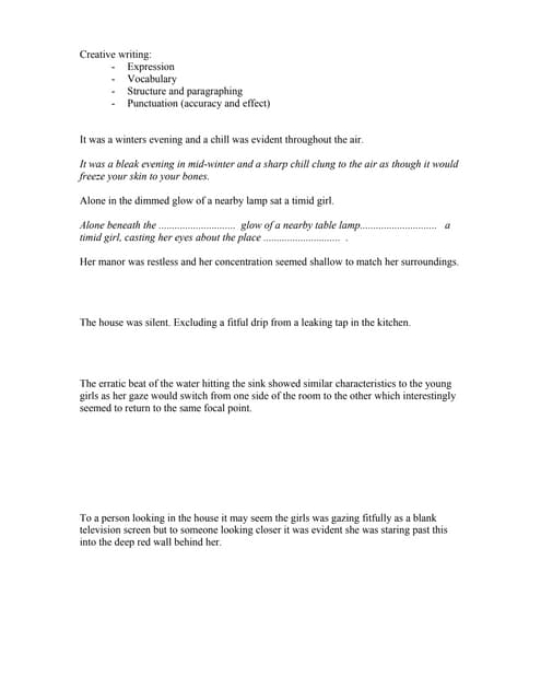 Different styles of writing correction exercises | PDF