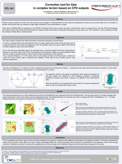 Bias and Uncertainty of a Lidar Measurement in a Complex Terrain: CanWEA 2011 | PDF