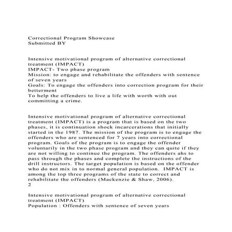 Correctional Program ShowcaseSubmitted BY Intensive moti.docx