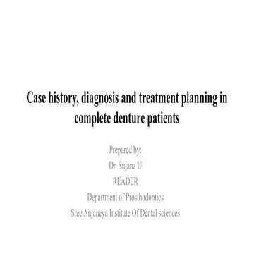 Case history, diagnosis and treatment planning.pptx