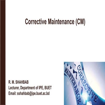 Corrective-Maintenance_Engineerings.pptx | Business | Business and Finance