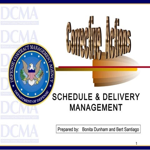 Corrective action reports | PPT | Law