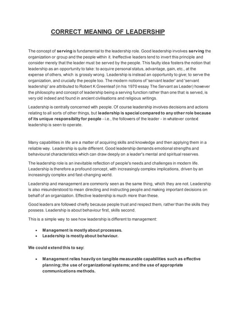 Leadership As Meaning-Making | PPT