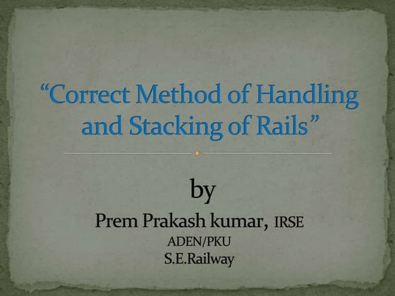 Defects in rails. Railway Engineering | PPTX | Rail Travel | Travel Type