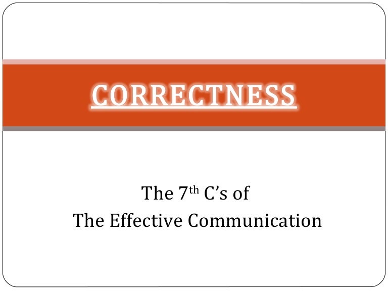 Correctness