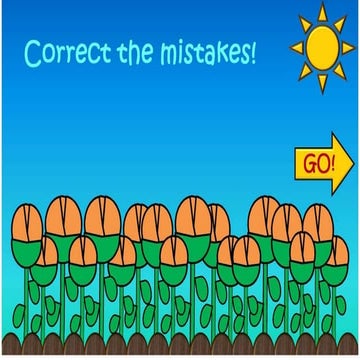 Correct the mistakes ! | PPT