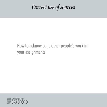 Understanding referencing and plagiarism | PPTX