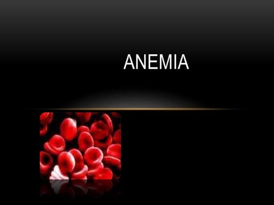 Classification of anemia | PPT | Blood Disorders | Diseases and Conditions